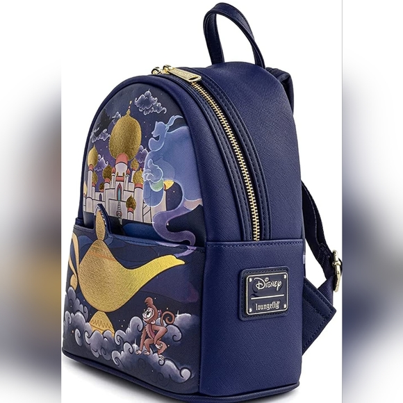 Loungefly | Bags | Loungefly Disney Aladdin Jasmine Genie Abu The Magic ...